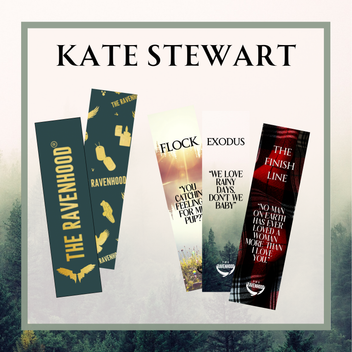 Kate Stewart - Ravenhood Series Bookmarks – The Book Spice
