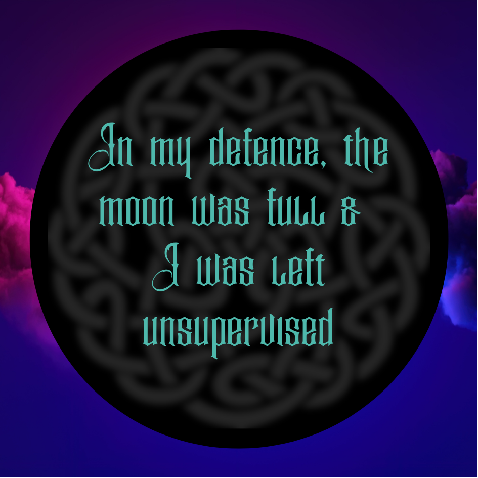 In My Defence Sticker – The Book Spice